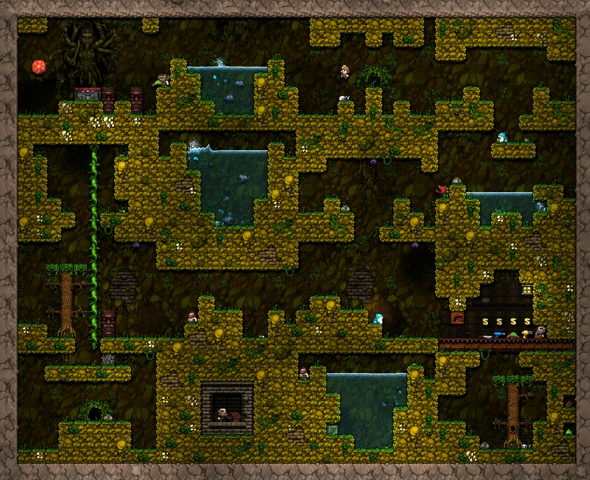 Jungle (HD) | Spelunky Wiki | Fandom