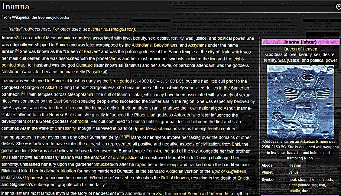 Inanna | SPIDERCHURCH Wiki | Fandom