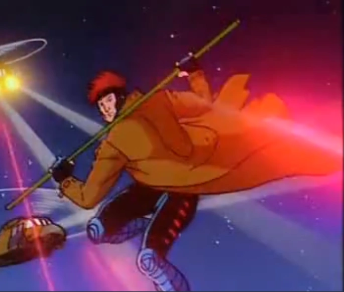 Gambit's bo-staff | Spiderman animated Wikia | Fandom