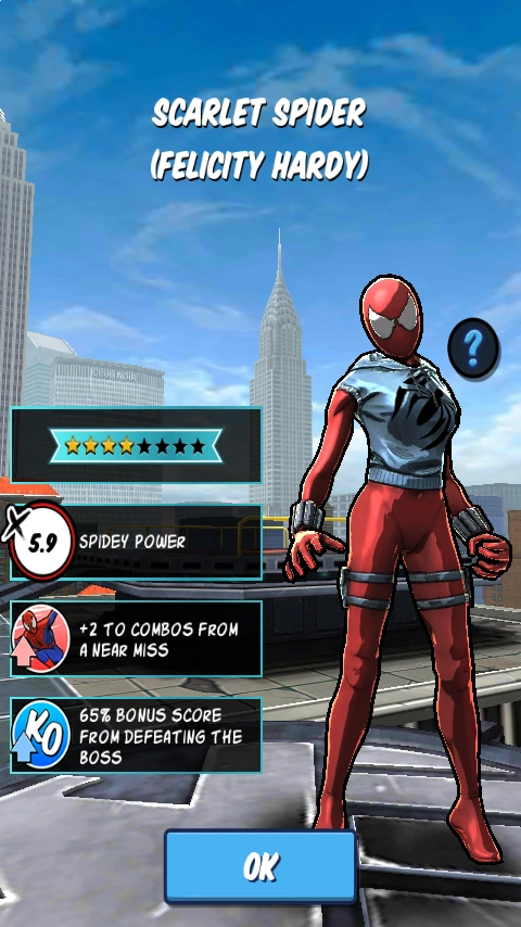 Scarlet Spider (Felicity Hardy) | Spider-Man Unlimited (mobile game ...