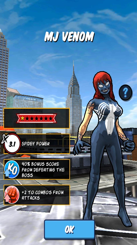 MJ Venom | Spider-Man Unlimited (mobile game) Wiki | Fandom