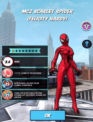 MC2 Scarlet Spider (Felicity Hardy) | Spider-Man Unlimited (mobile game ...