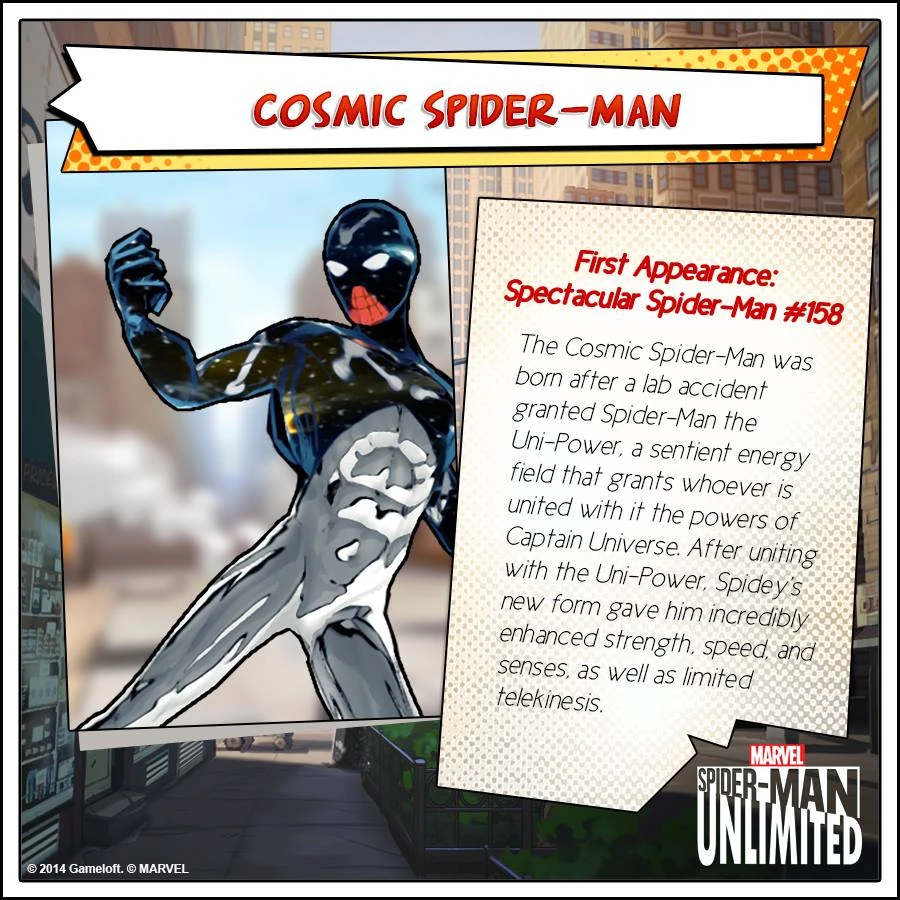 Cosmic Spider-Man | Spider-Man Unlimited Wiki | Fandom