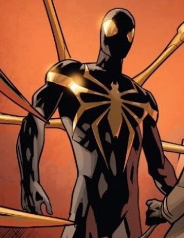 Black iron spiderman store