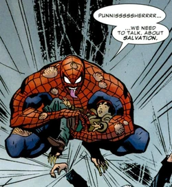 peter parker vomiting