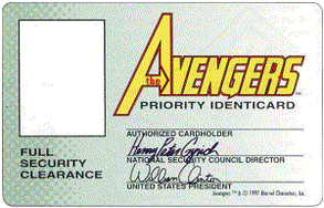 Avengers Identicard | Spider-Man Wiki | Fandom