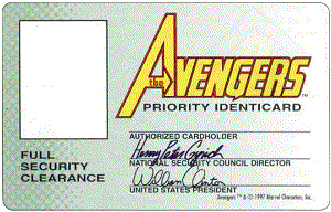 Avengers Identicard | Spider-Man Wiki | Fandom