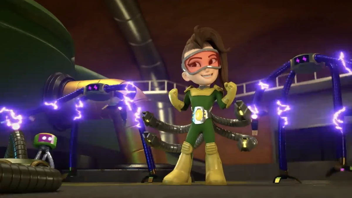 Doc Ock and the Shocktobots | Spidey And His Amazing Friends Wiki | Fandom