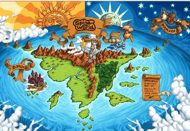 Map | Spineworld Wiki | Fandom