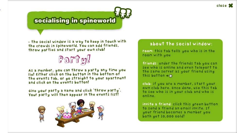 Social list | Spineworld Wiki | Fandom