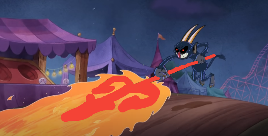 The Cuphead Show! Carn-evil - The Carn-EVIL Games Chase (Deleted ...