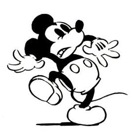 Mickey Mouse Afraid