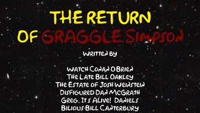 The Simpsons: "The Return Of Graggle Simpson" | Spinpasta Wiki | Fandom
