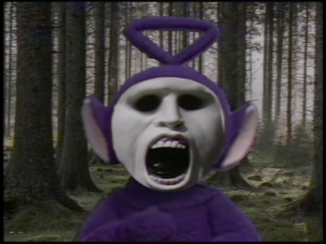 Scary Purple Teletubbie