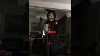 Airblown Inflatable 8ft Grim Reaper with Glowing Eyes | Spirit ...