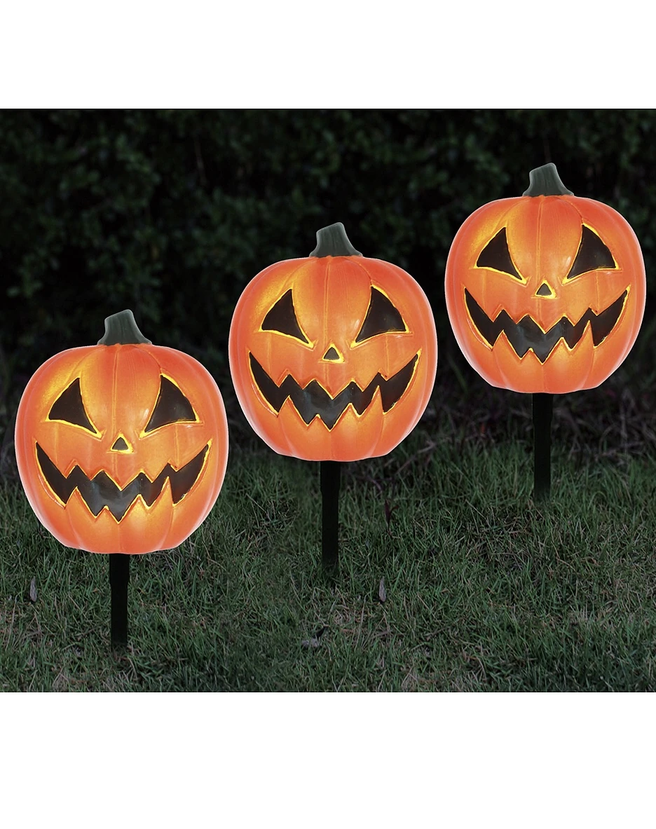 3 Pack Pumpkin Pathway Markers | Spirit Halloween Wikia | Fandom