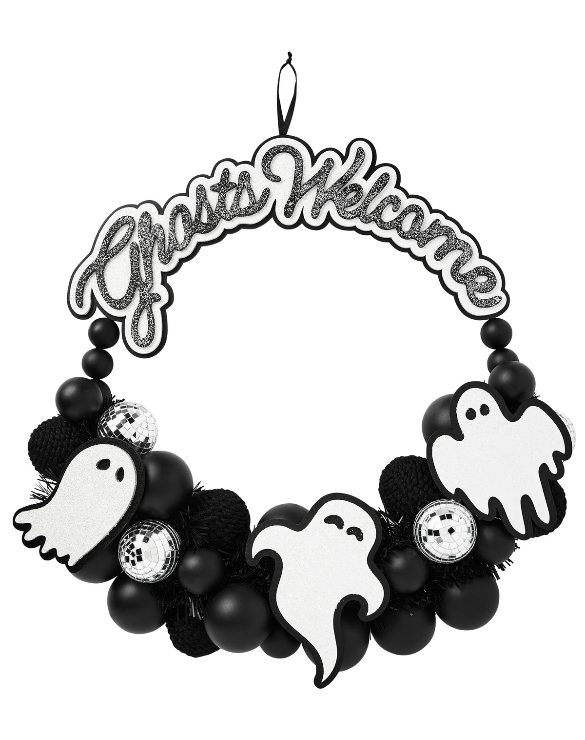 Ghosts Welcome Disco Wreath | Spirit Halloween Wikia | Fandom