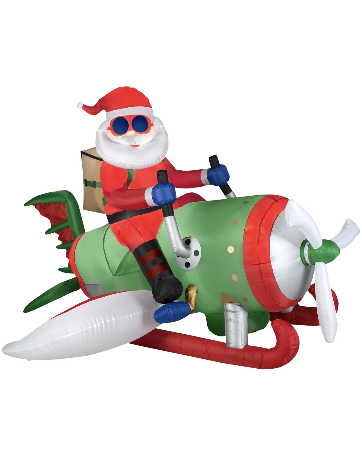 Santa on Flying Machine Inflatable | Spirit Halloween Wikia | Fandom
