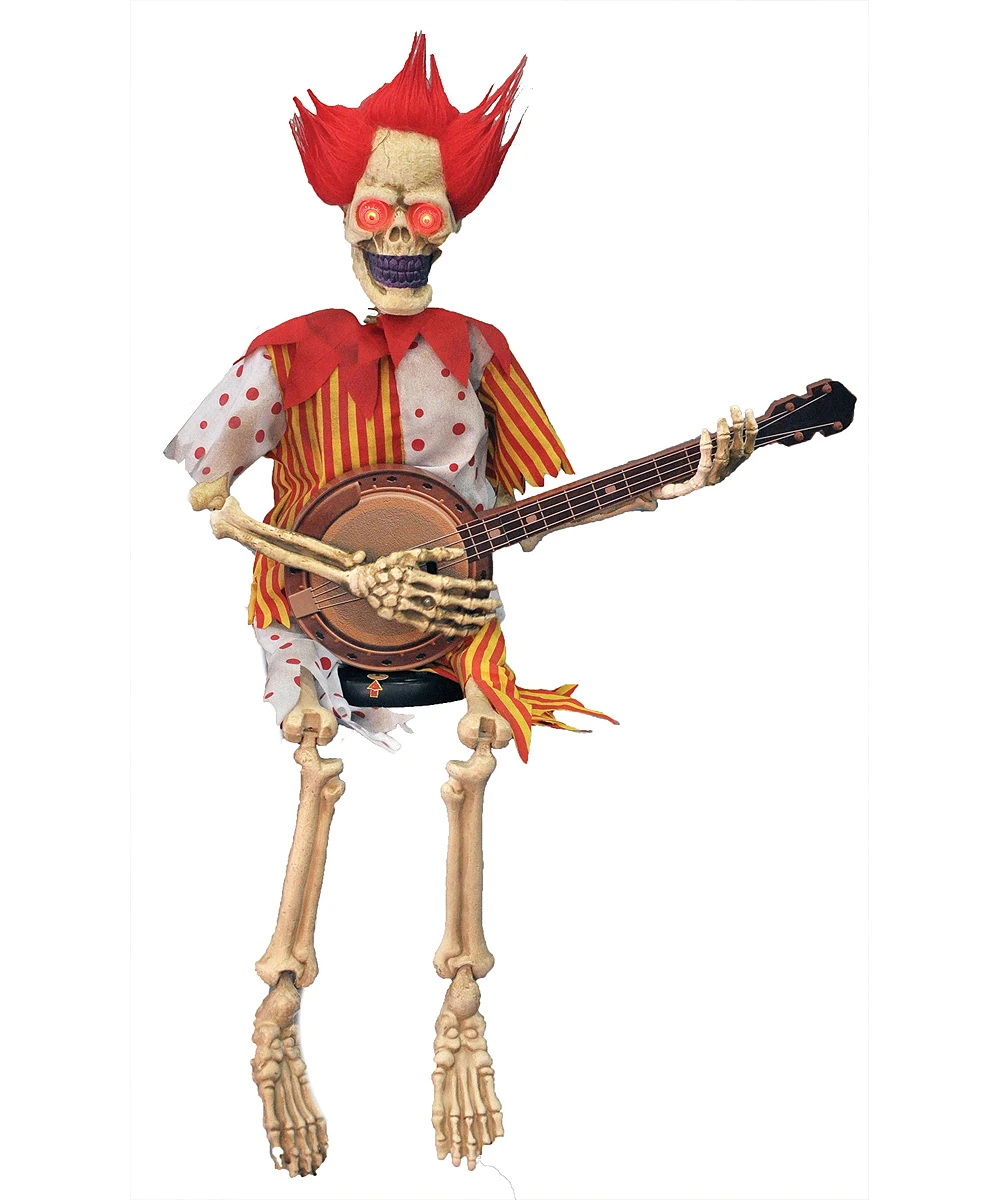 Banjo Playing Skeleton Clown | Spirit Halloween Wikia | Fandom