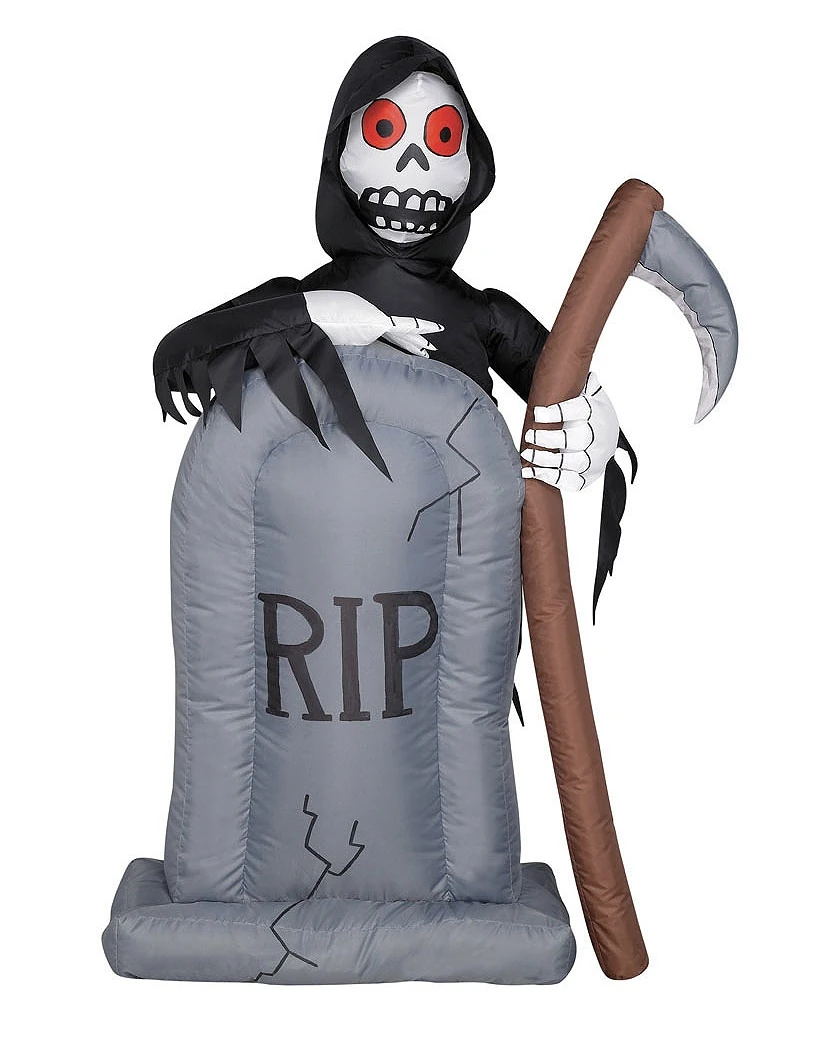 Airblown Inflatable Reaper and Tombstone | Spirit Halloween Wikia | Fandom