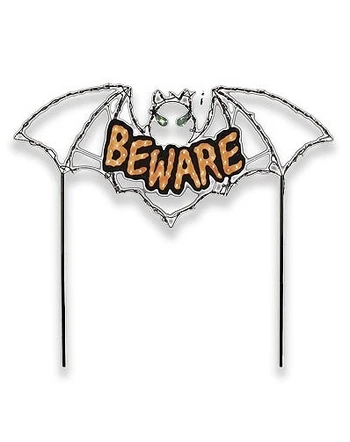 Beware of Bat Lightup Archway | Spirit Halloween Wikia | Fandom