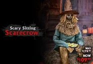 Scary Sitting Scarecrow | Spirit Halloween Wikia | Fandom