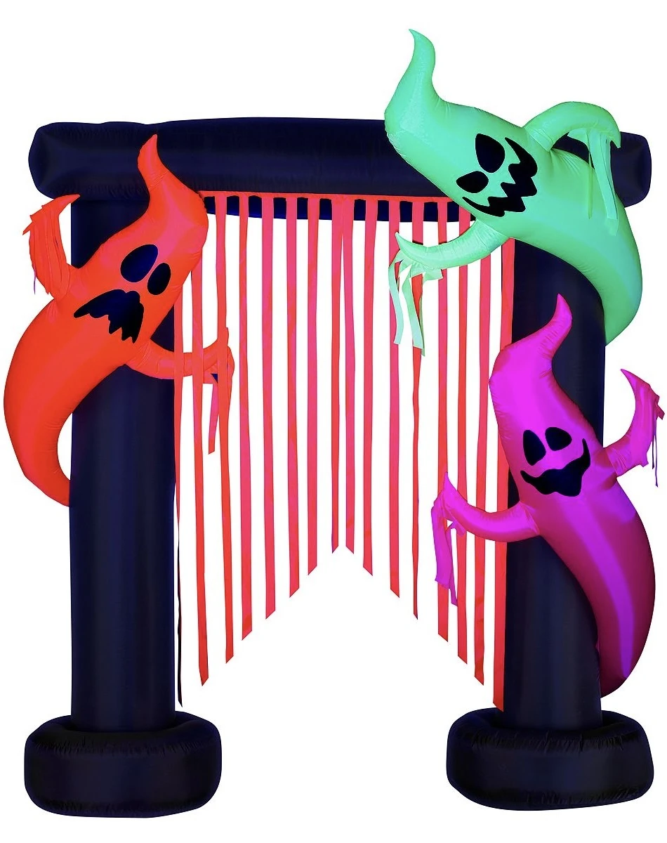 Flo Glo Ghost Archway Inflatable | Spirit Halloween Wikia | Fandom
