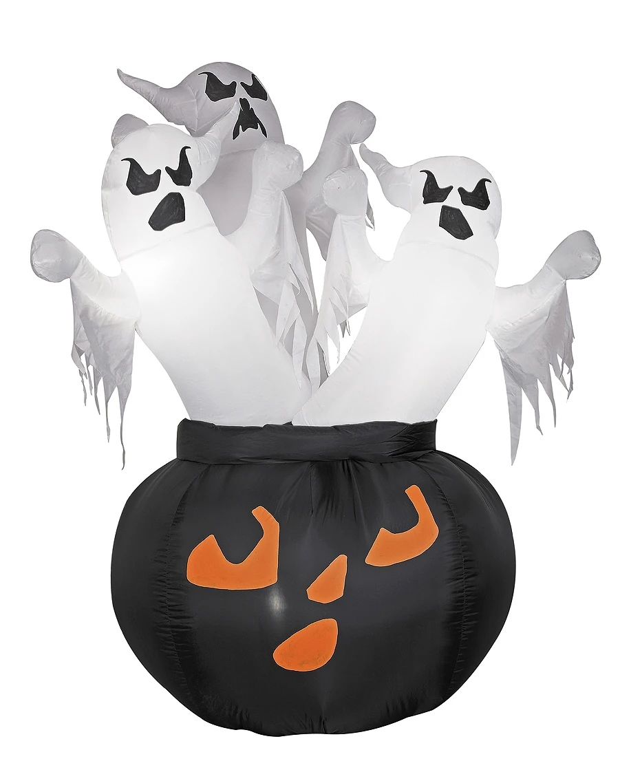 Ghost Trio & Cauldron Airblown Inflatable | Spirit Halloween Wikia | Fandom