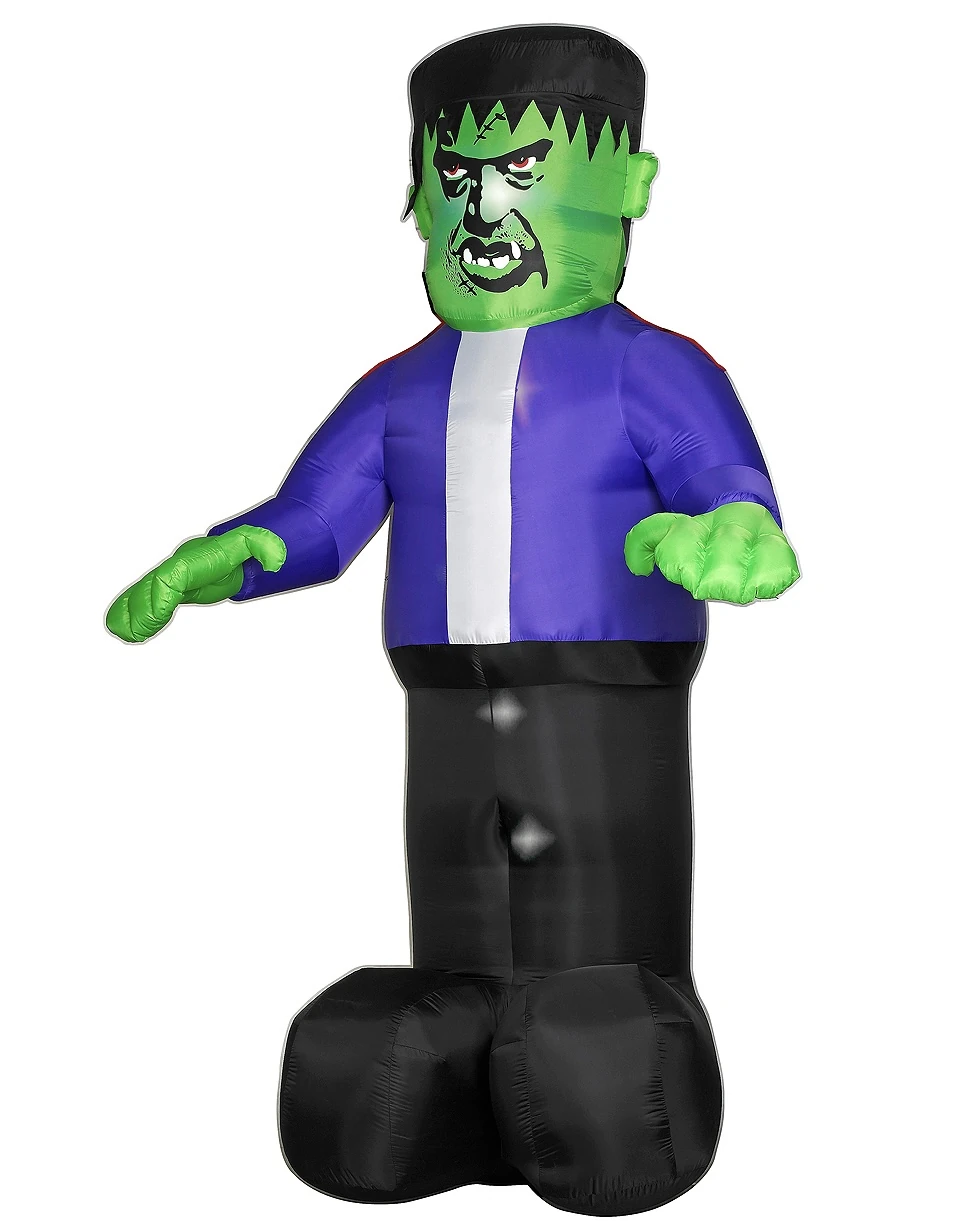 12 foot Big Head Monster Airblown Outdoor Inflatable | Spirit Halloween ...