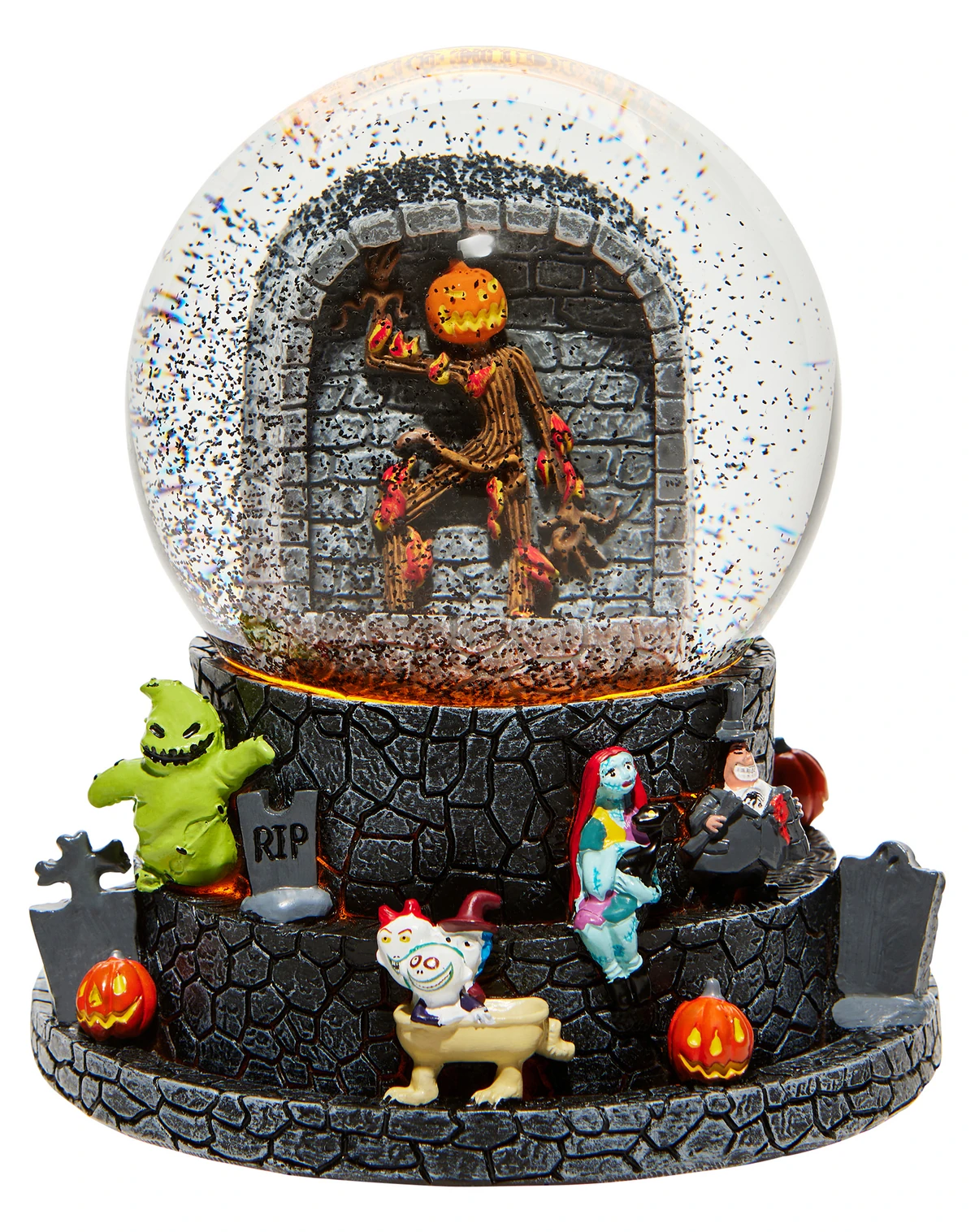 Light-Up Jack Skellington Pumpkin King Snow Globe | Spirit Halloween ...