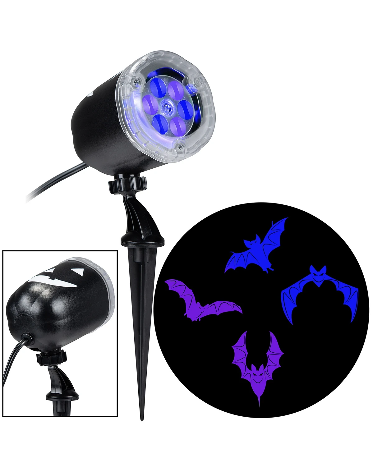 Purple Bat Light Projector | Spirit Halloween Wikia | Fandom
