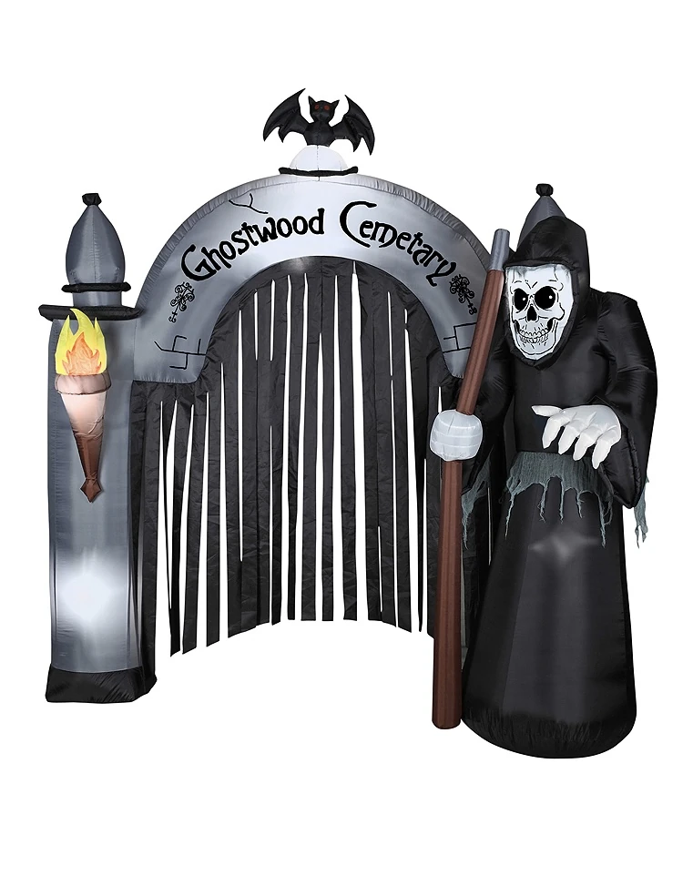 Ghostwood Reaper Arch Airblown Inflatable | Spirit Halloween Wikia | Fandom