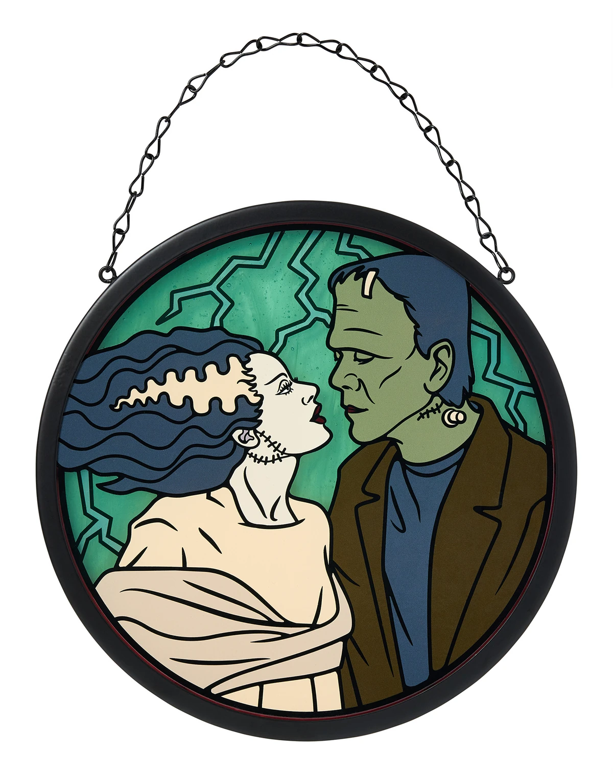 Frankenstein and Bride Suncatcher | Spirit Halloween Wikia | Fandom