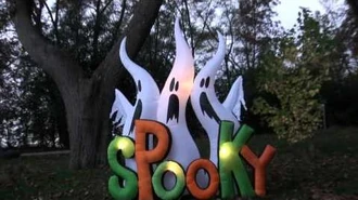 Spooky Ghost Trio Airblown Inflatable | Spirit Halloween Wikia | Fandom