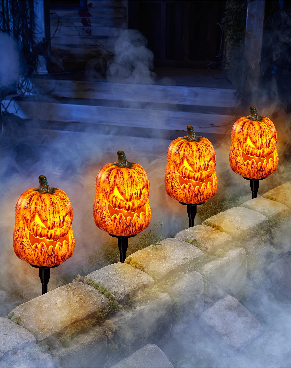 Jack-O-Lantern Pathway Markers | Spirit Halloween Wikia | Fandom