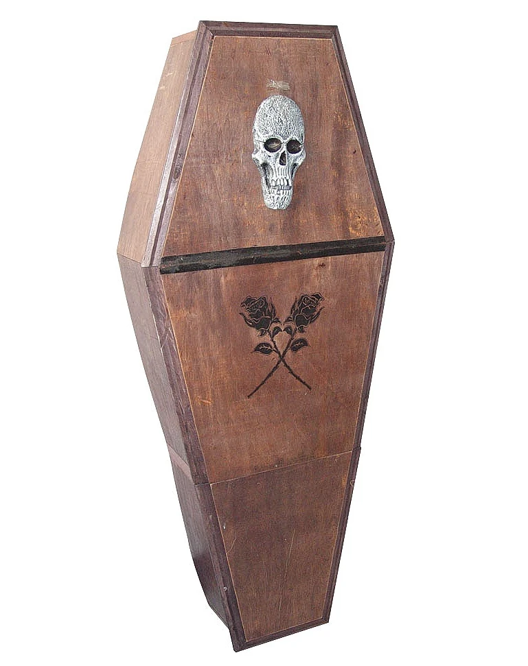 Lifesize Wooden Coffin | Spirit Halloween Wikia | Fandom
