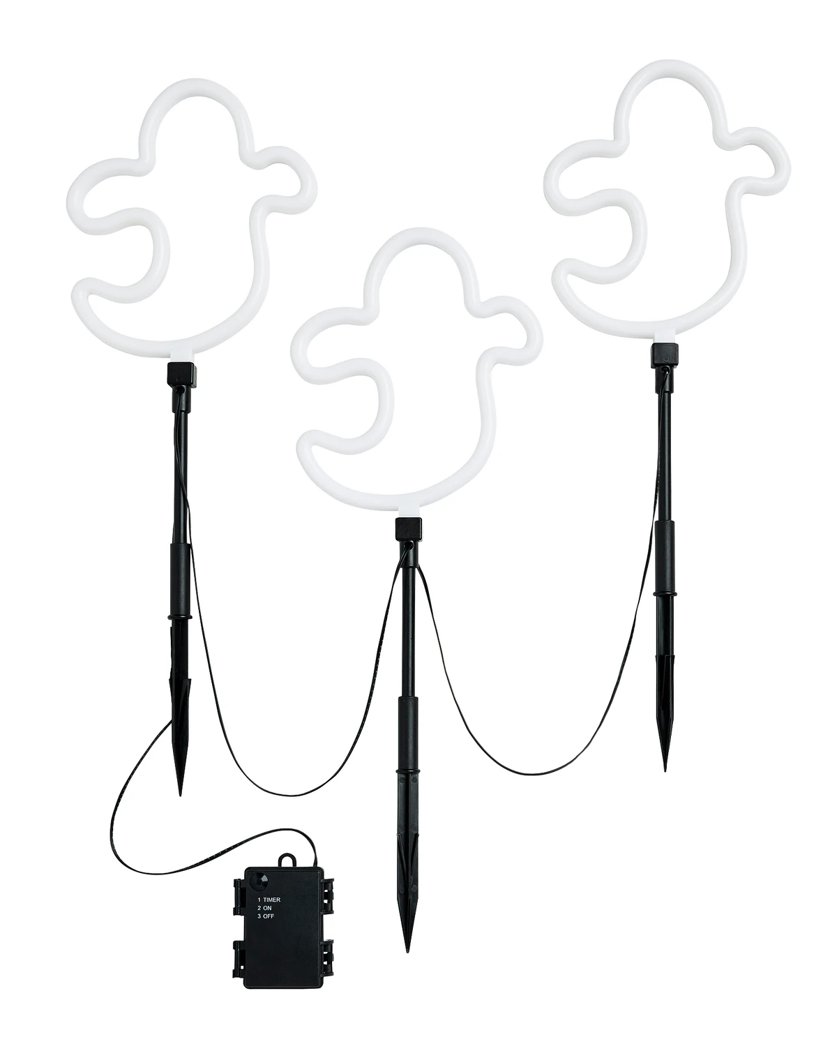 Light-Up LED Glowing Ghost Pathway Markers | Spirit Halloween Wikia ...