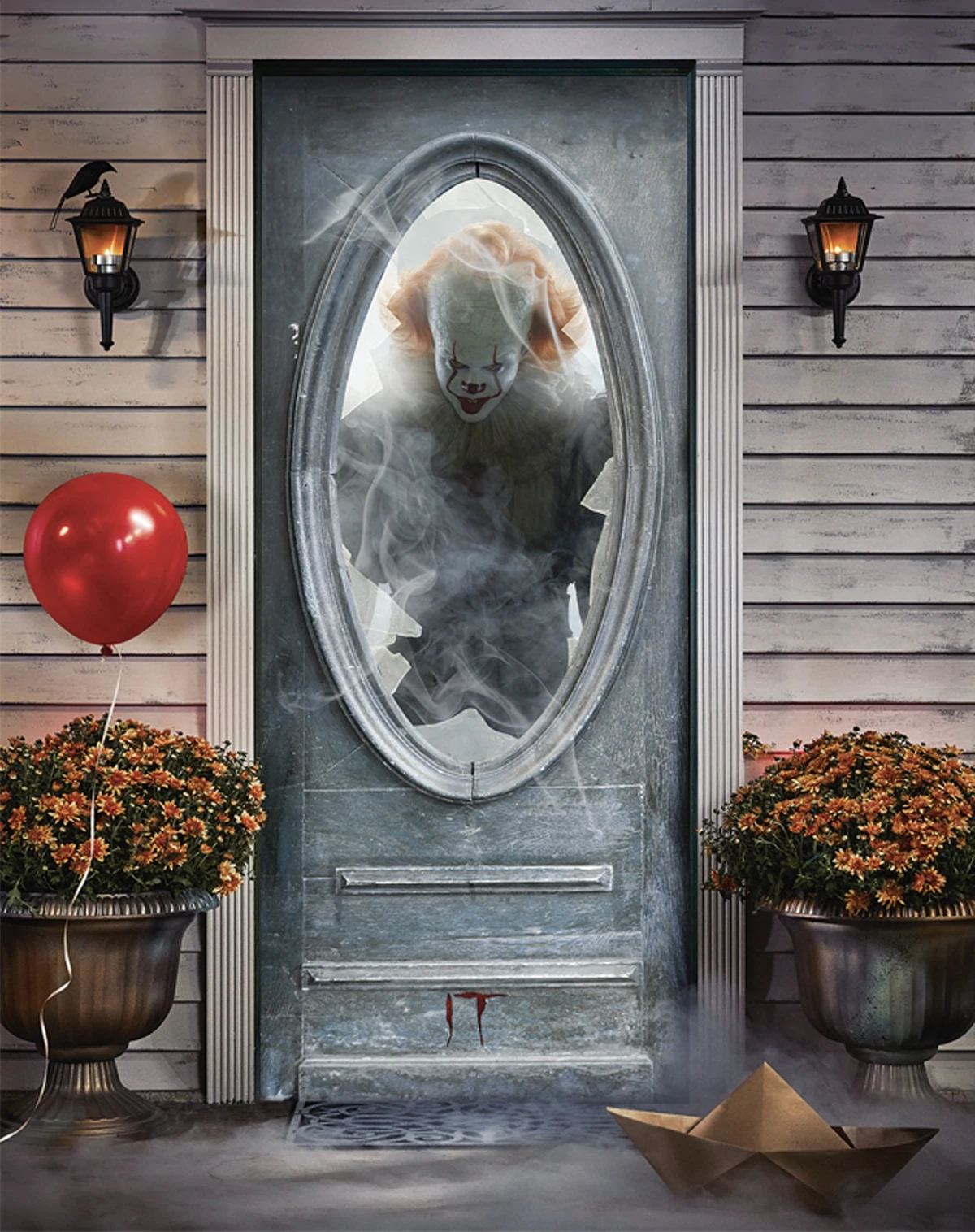 Pennywise Door Cover | Spirit Halloween Wikia | Fandom