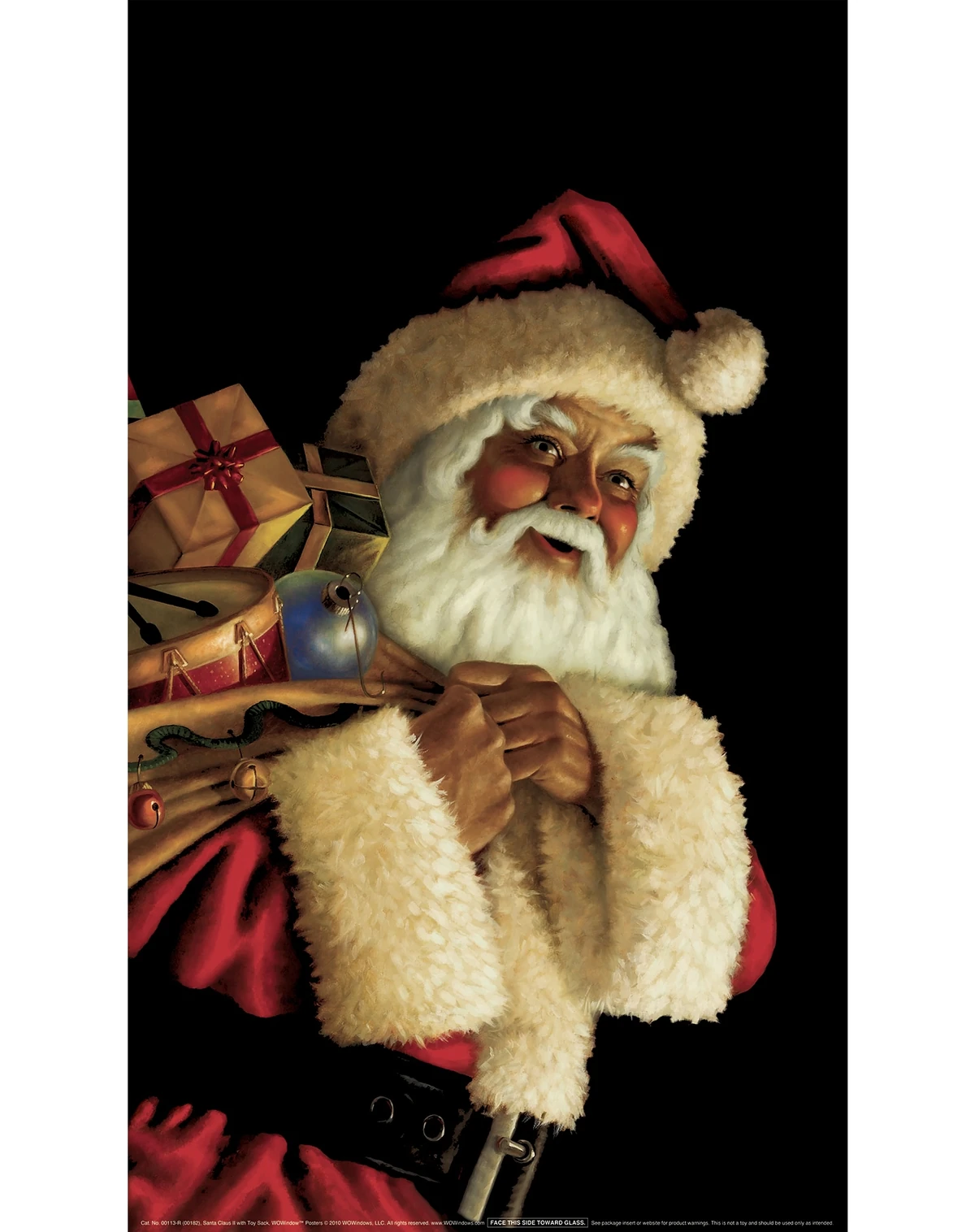 Santa Claus Window Poster | Spirit Halloween Wikia | Fandom
