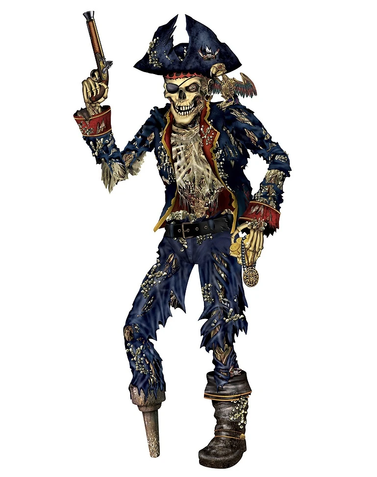 Jointed Paper Pirate Skeleton | Spirit Halloween Wikia | Fandom