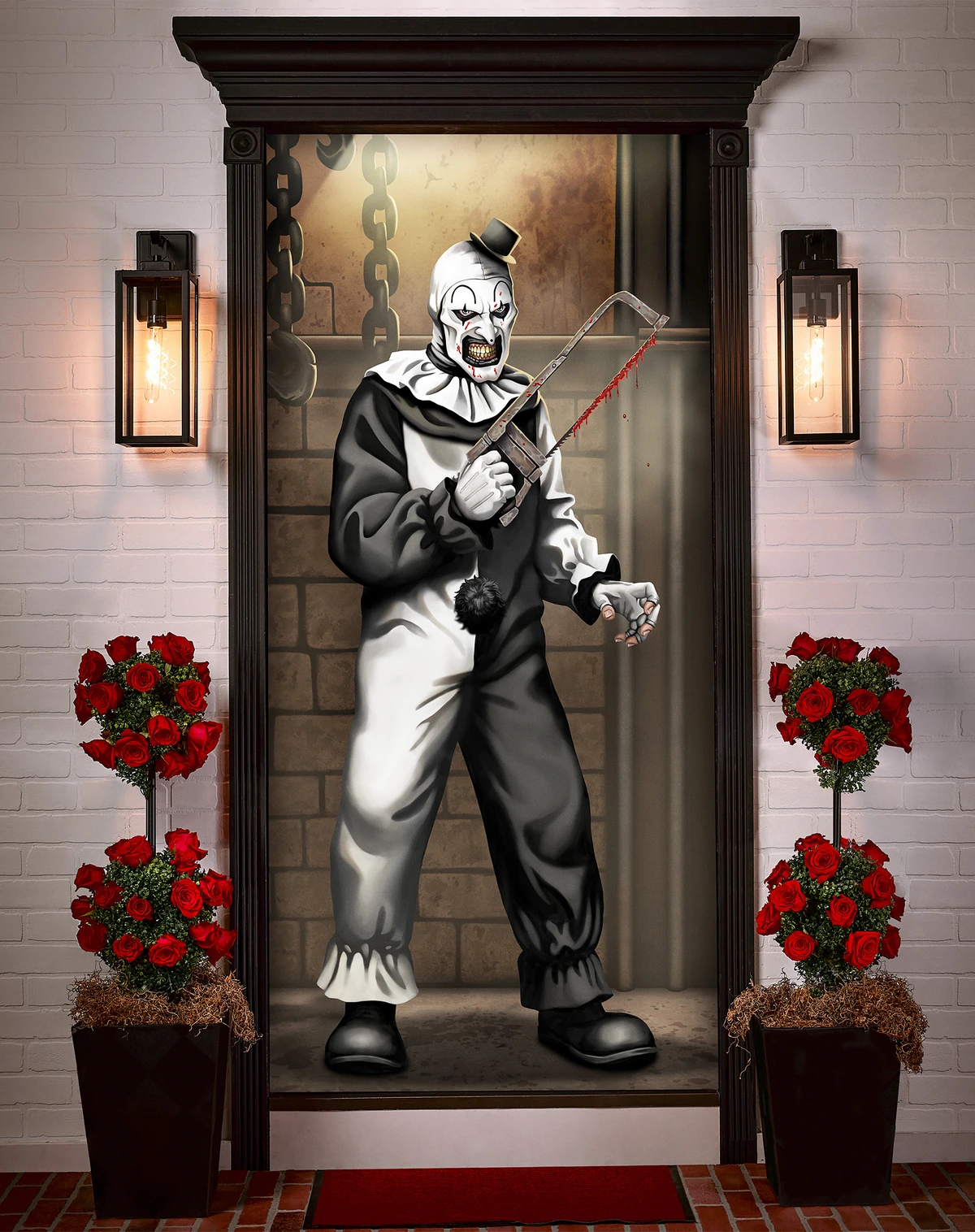 Terrifier Door Cover | Spirit Halloween Wikia | Fandom