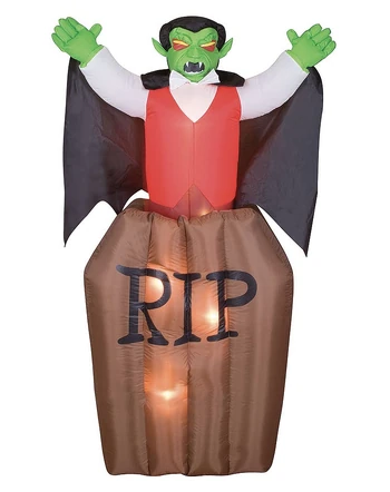 Airblown Inflatable Vampire Rising From Tombstone | Spirit Halloween ...