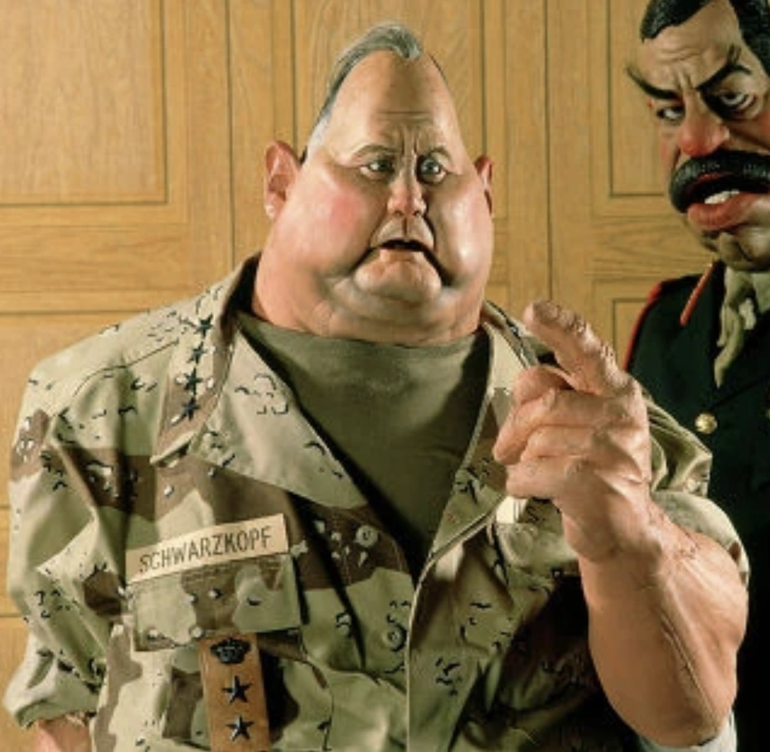 Norman Schwarzkopf | Spitting Image Wiki | Fandom