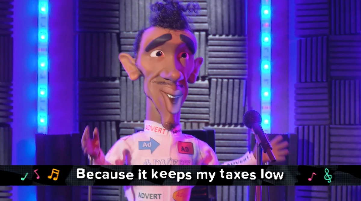 Lewis Hamilton Karaoke | Spitting Image Wiki | Fandom