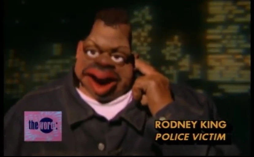 Rodney King | Spitting Image Wiki | Fandom
