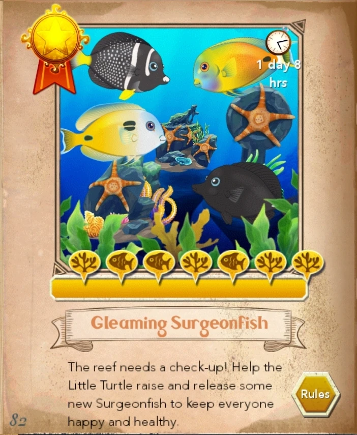 Gleaming Surgeonfish | Splash: Underwater Sanctuary Wiki | Fandom