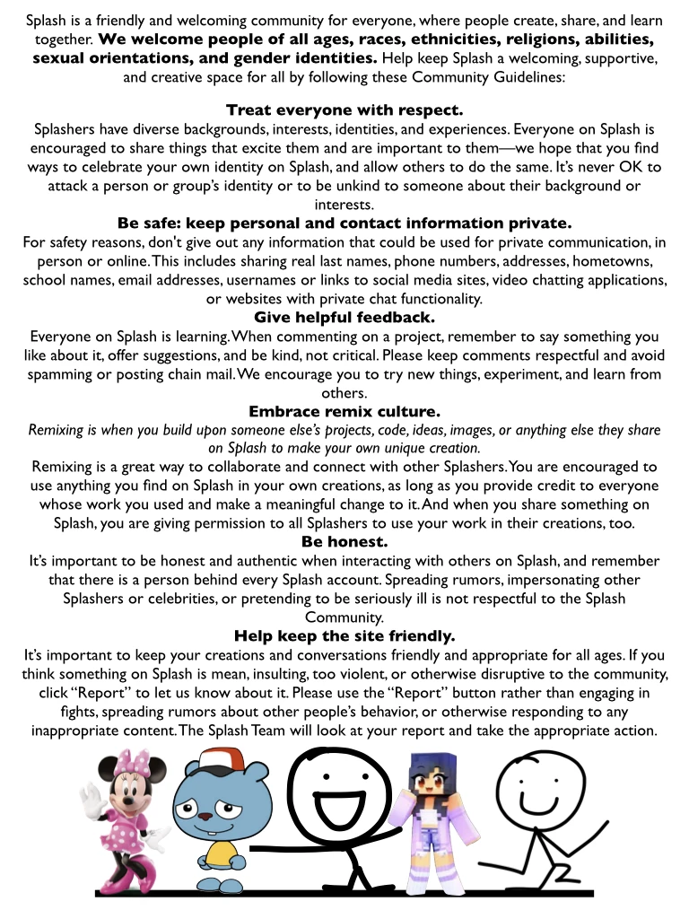 Community Guidelines | Splash Wiki | Fandom