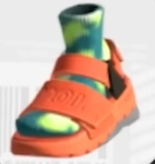 Orange Dadfoot Sandals | Splatoon Wiki | Fandom
