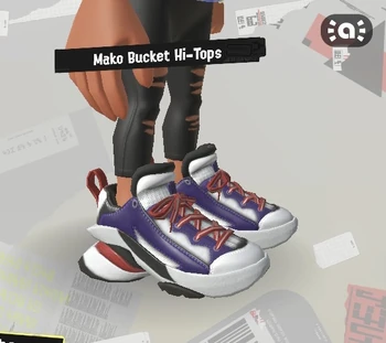 Mako Bucket Hi-Tops | Splatoon Wiki | Fandom