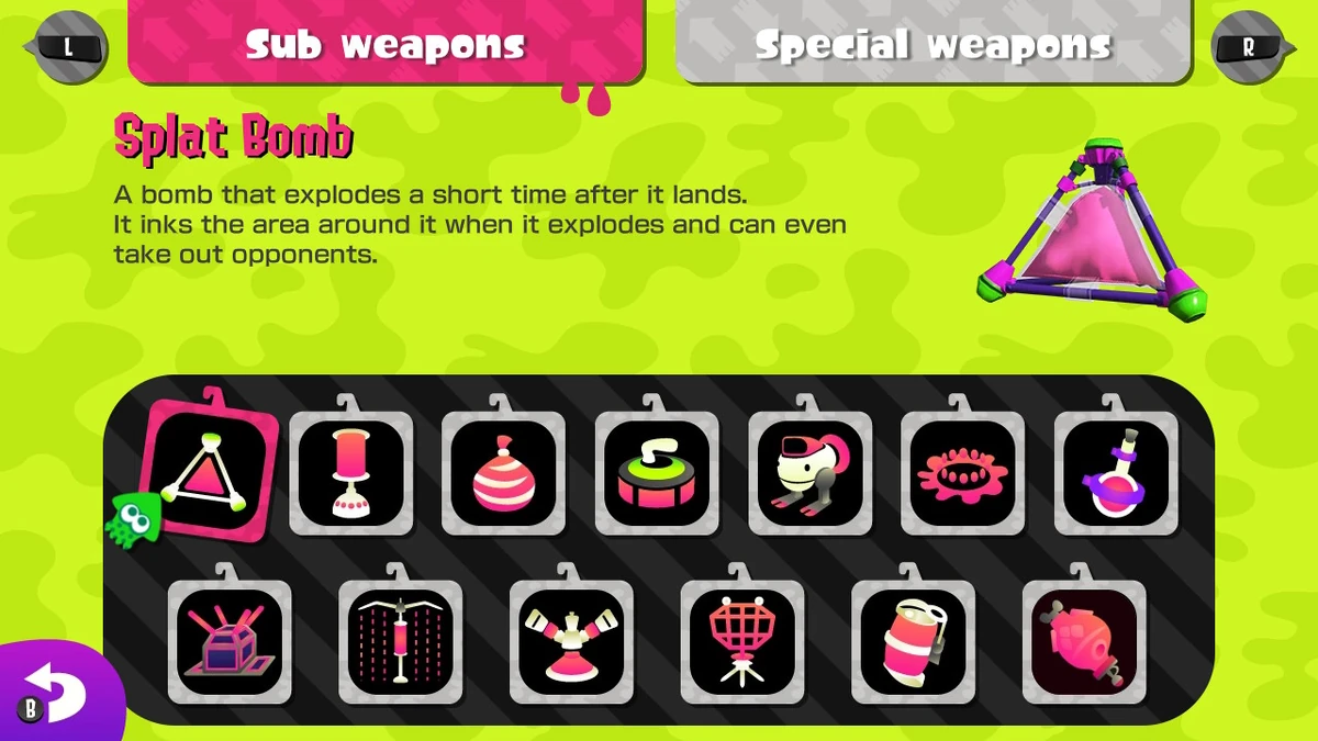 Splatoon 2 Sub & Special Explanation | Splatoon Wiki | Fandom